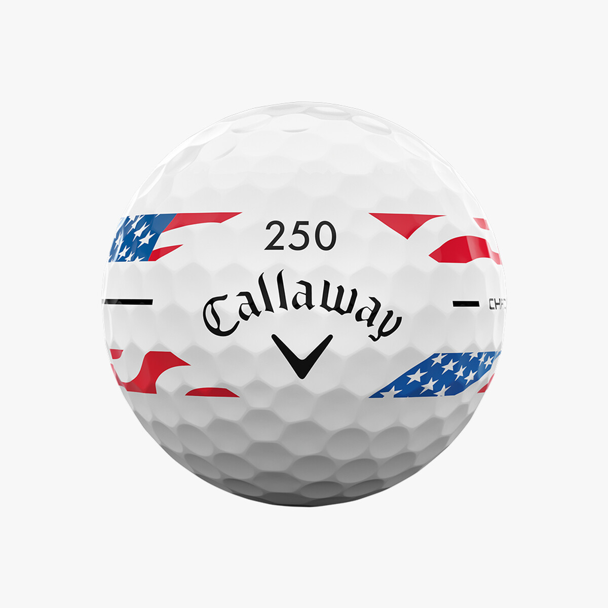 Callaway Chrome Tour USA Stripe Golf Balls - Limited Edition