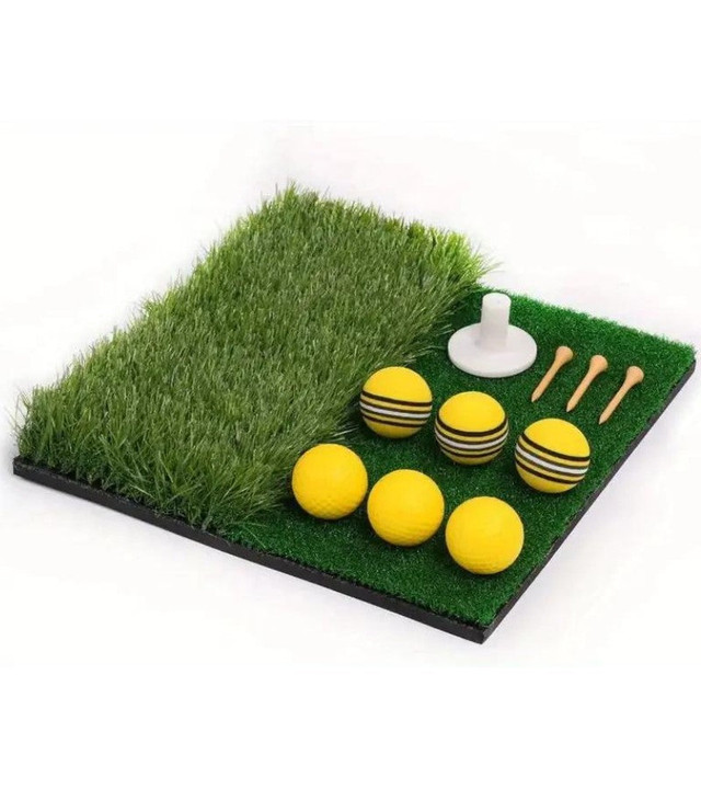Rough & Fairway Turf Practice Mat Package - All Kids Golf Clubs