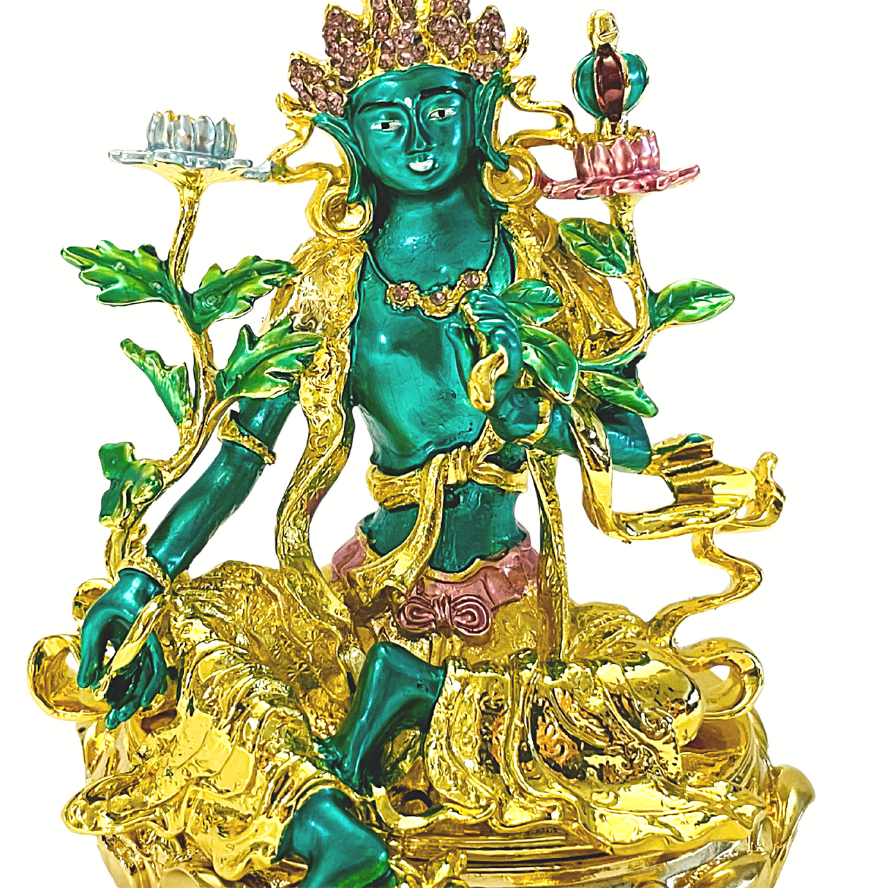 GREEN TARA AMULET STICKER - 2 stickers - Unique Feng Shui™