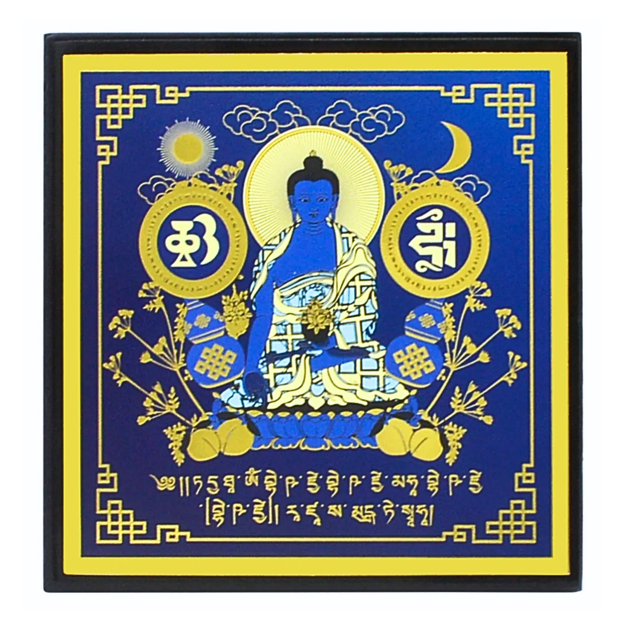 Feng Shui Medicine Buddha Plaque
