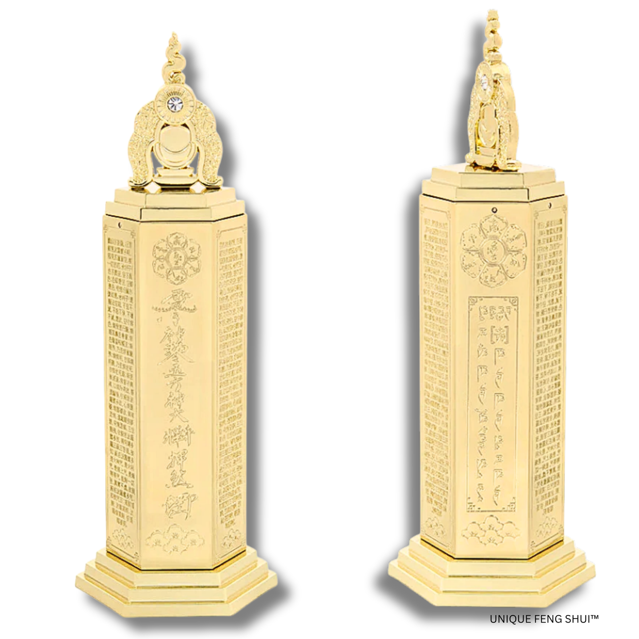 2026 Five Yellow Heart Sutra Pagoda – South Sector Cure - Unique Feng Shui™