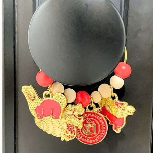 FENG SHUI Three Harmony Animals Door Hanger