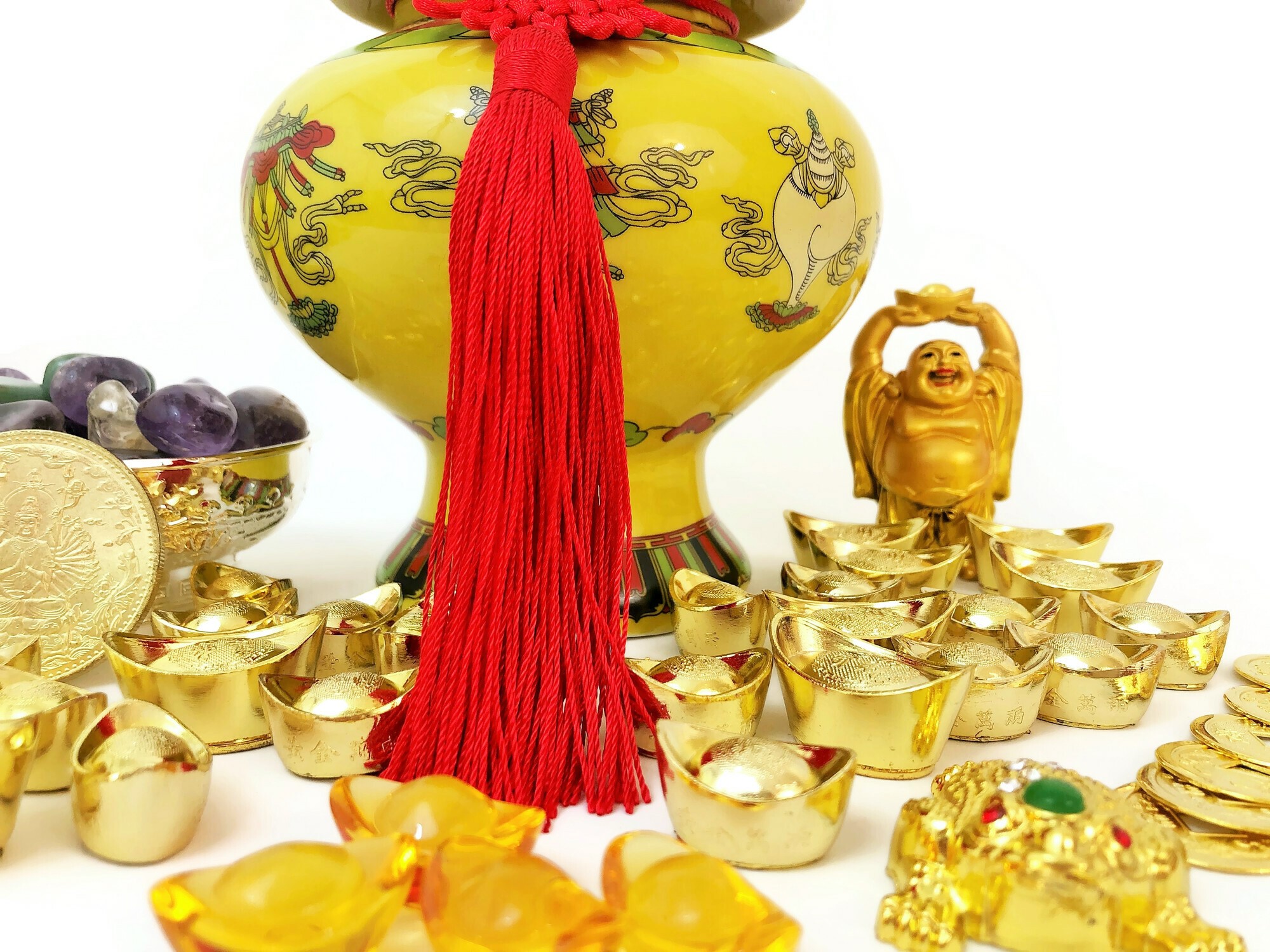 Wealth Vase Feng Shui- Jarron de la Fotruna