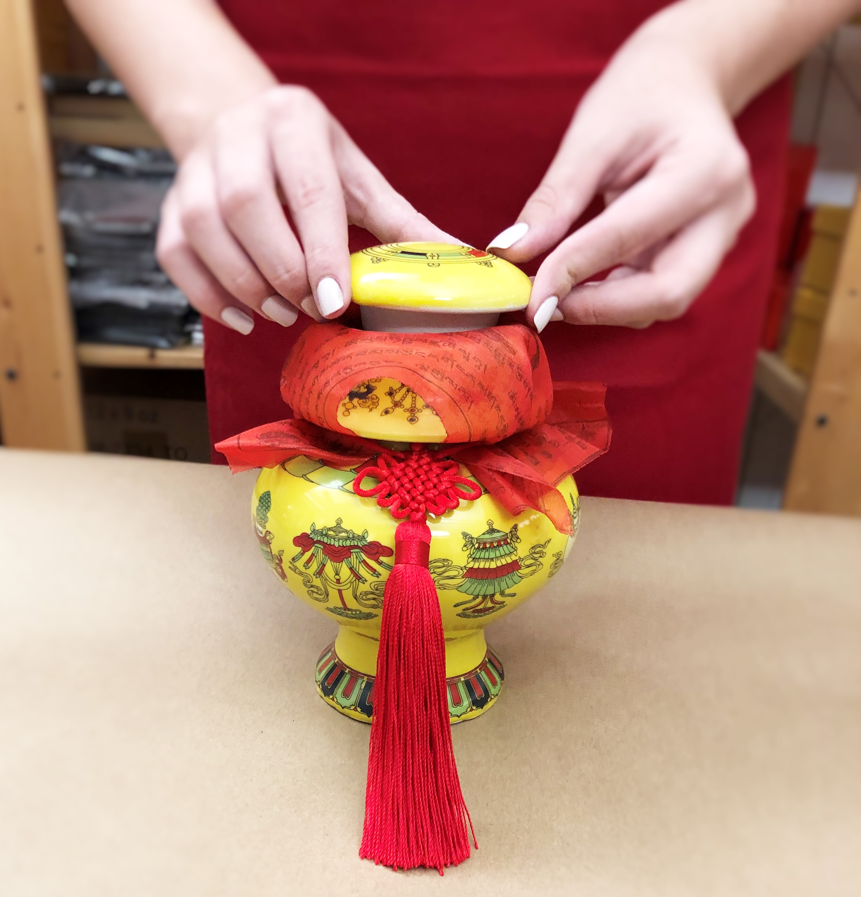 Wealth Vase Feng Shui- Jarron de la Fotruna