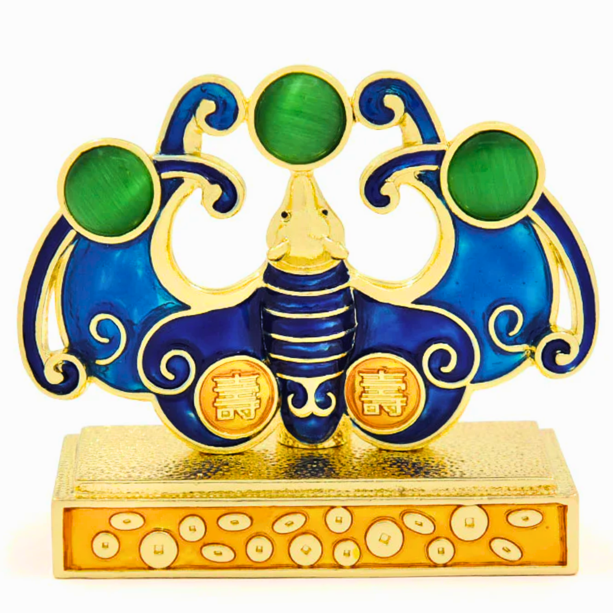 Feng Shui 3 Jewels Bat for Wealth