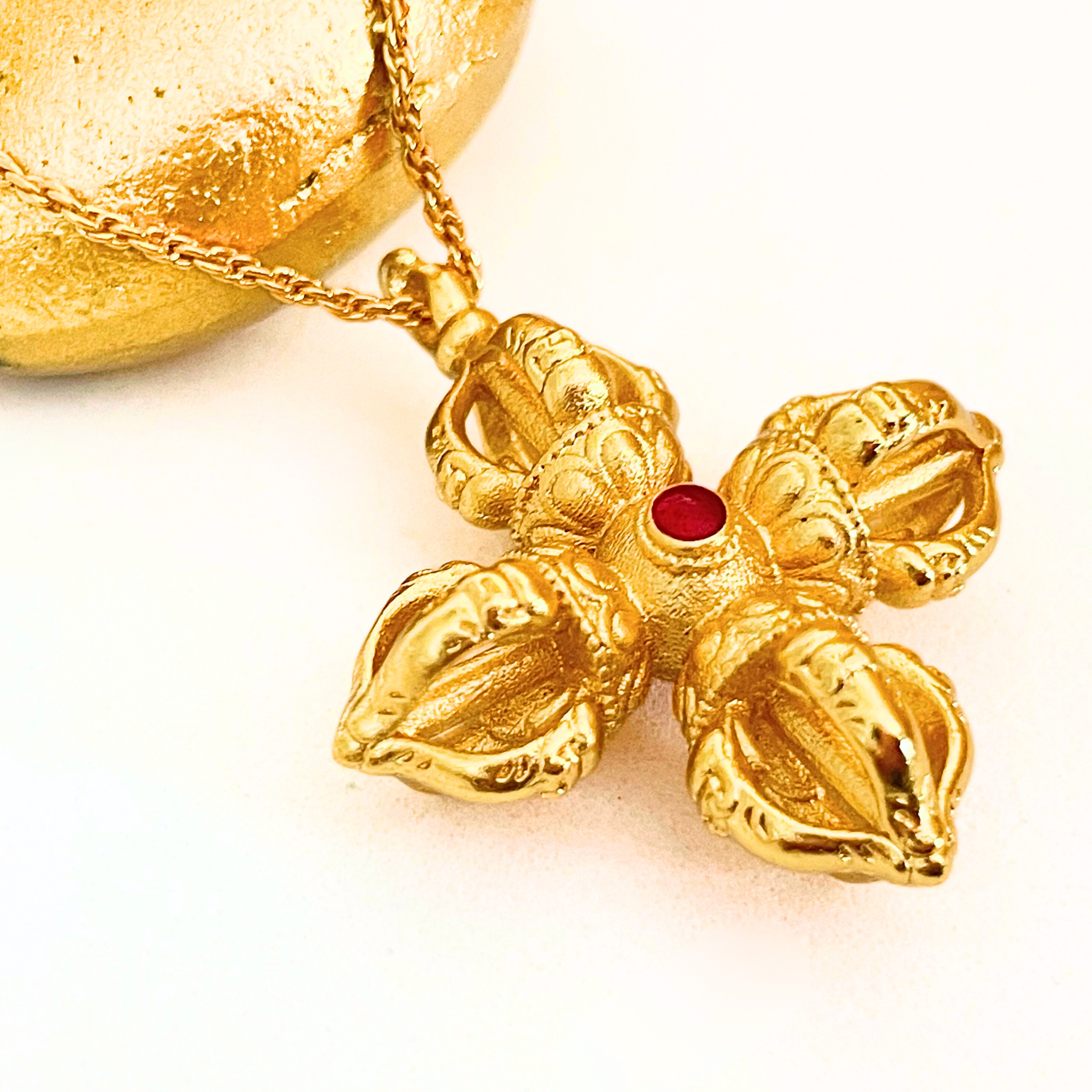 Double Dorje Pendant – Power & Protection in Every Direction - Unique ...