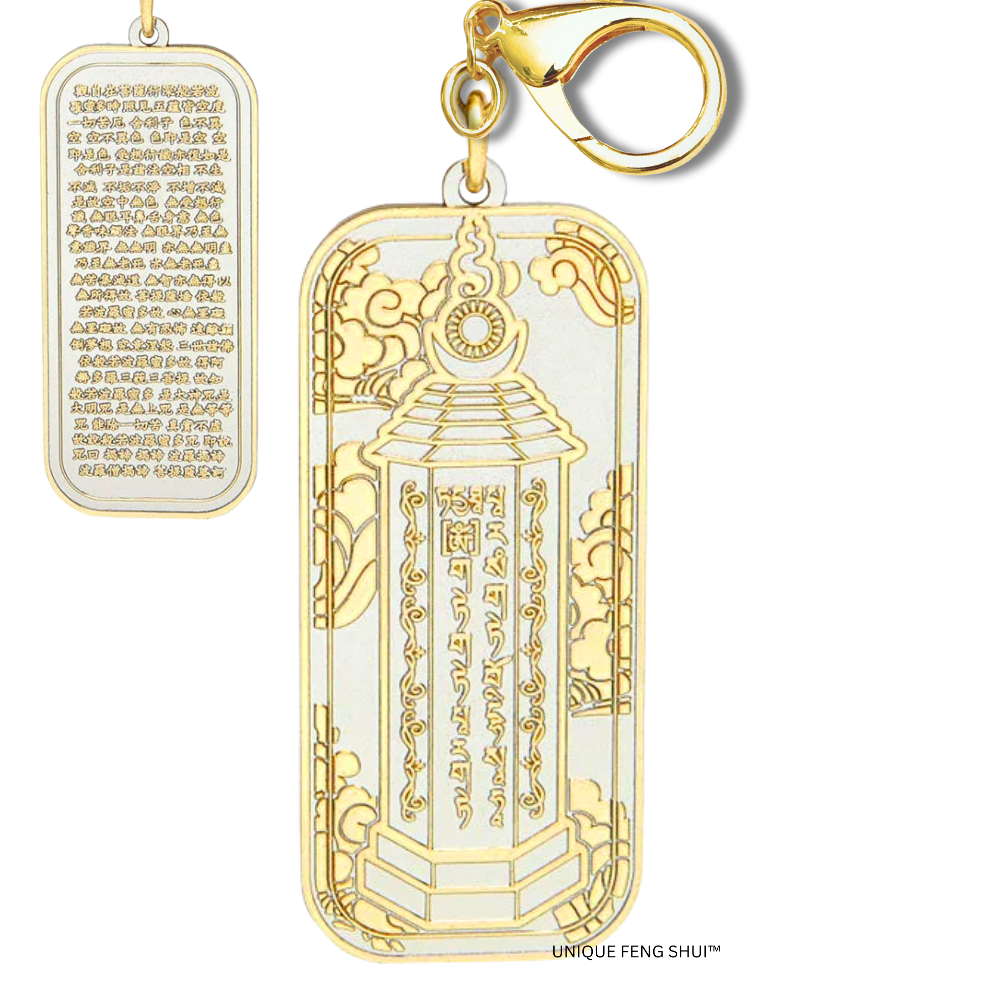 Heart Sutra Pagoda Amulet – Protection from the Annual Five Yellow ...