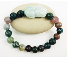 Feng Shui Jade & Blood Stone Piyao