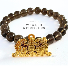 Jewel Bat Feng Shui Bracelet – Wealth & Protection - Unique Feng Shui™