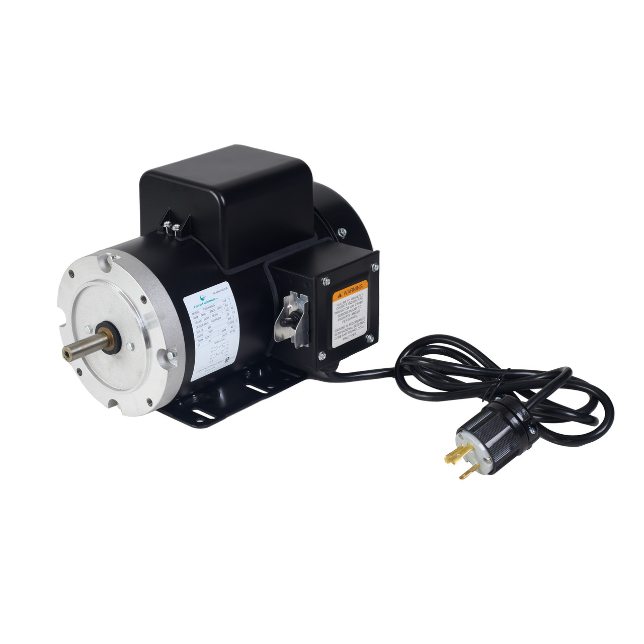 Canpump Electric Motor - 5 hp Single-Phase 240 V, NEMA 56C 5/8-inch Shaft