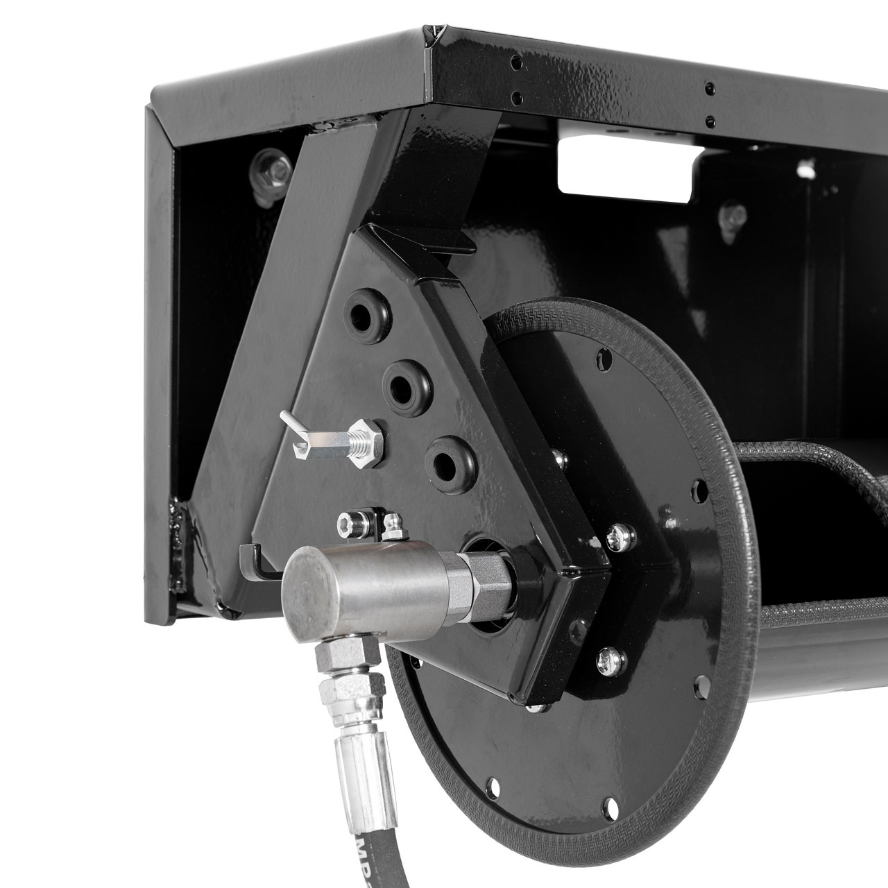 Pressure Washer Wall-Mount Frame w/ Built-in Hose Reel