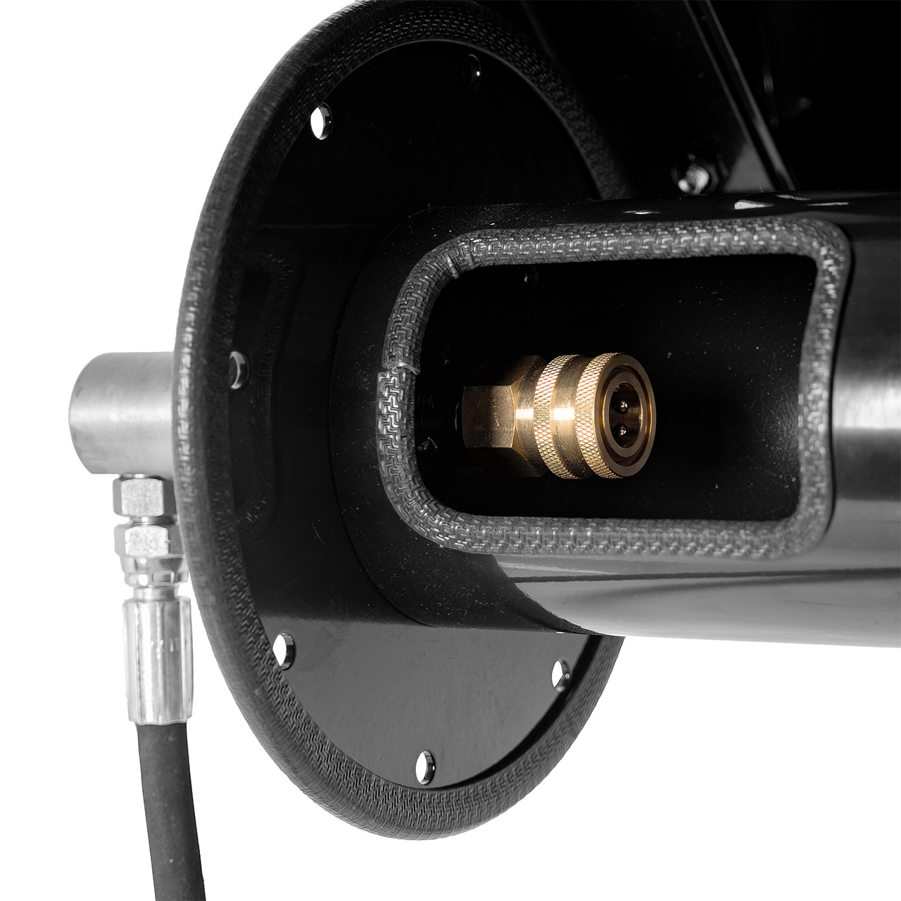 Pressure Washer Wall-Mount Frame w/ Built-in Hose Reel