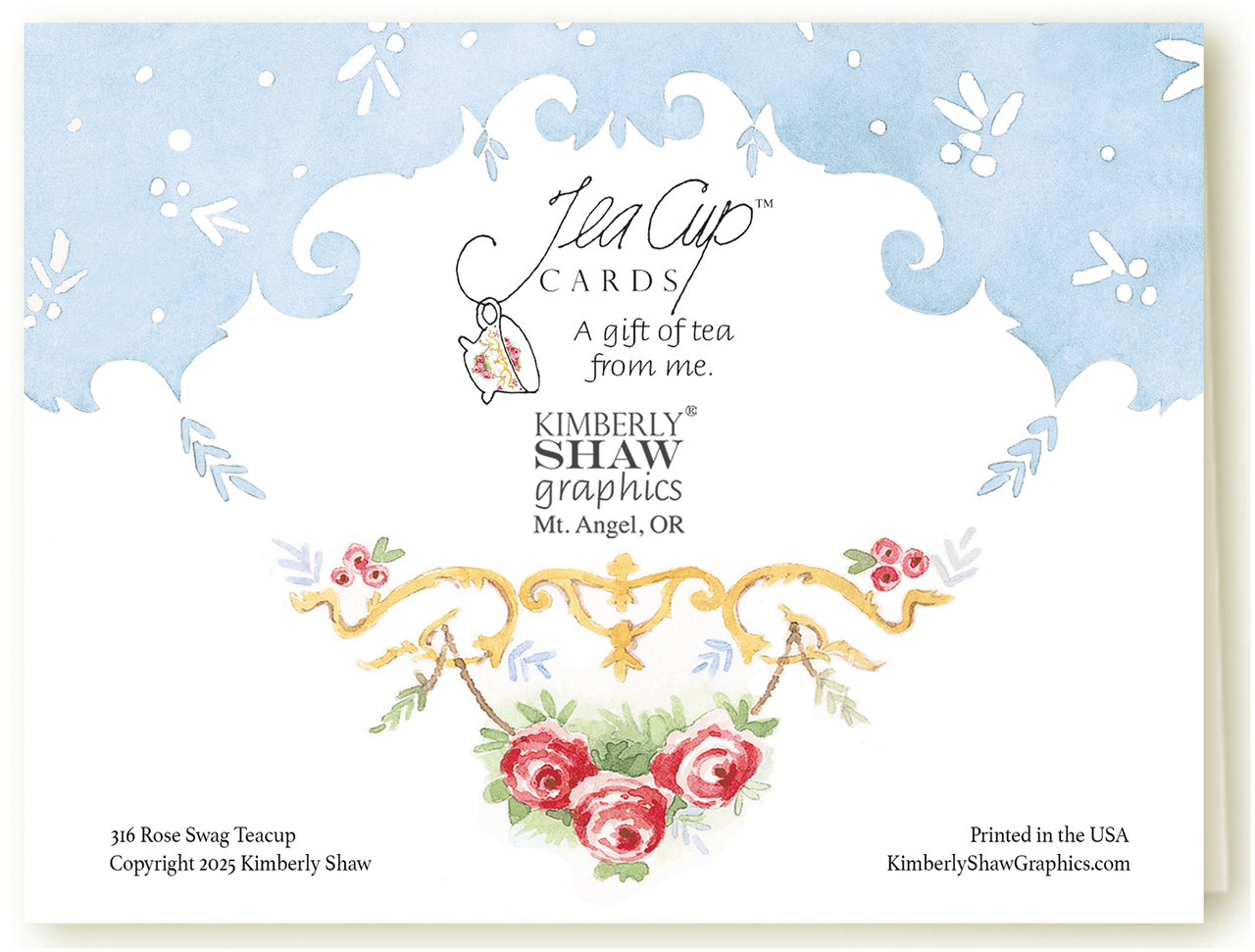 Rose Swag Teacup