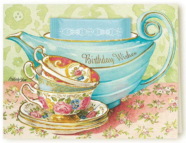 Best Birthday Wishes Teacup Greeting Card with a delicious Earl Grey ...