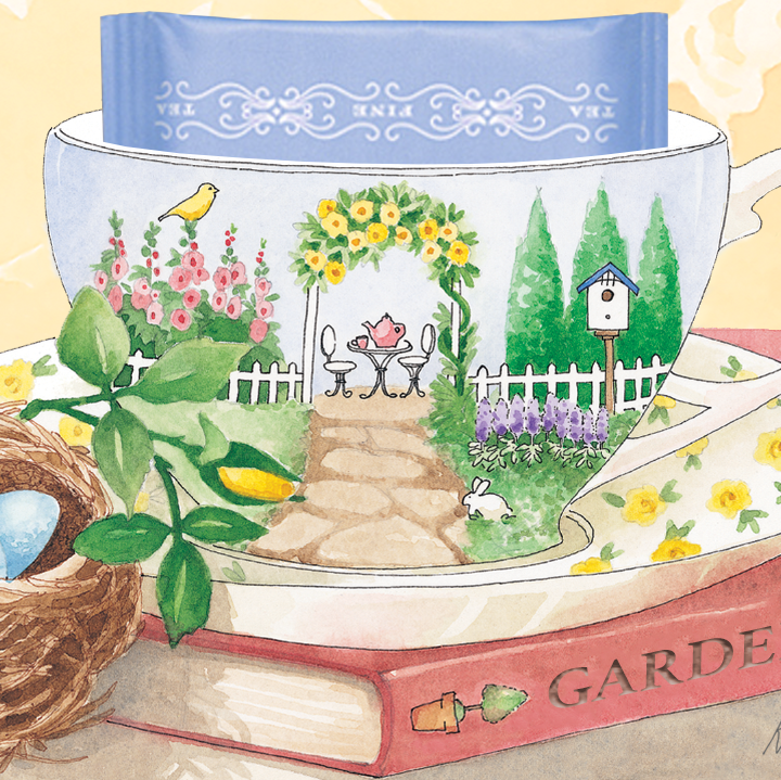 Garden Tea Card - KimberlyShawGraphics.com
