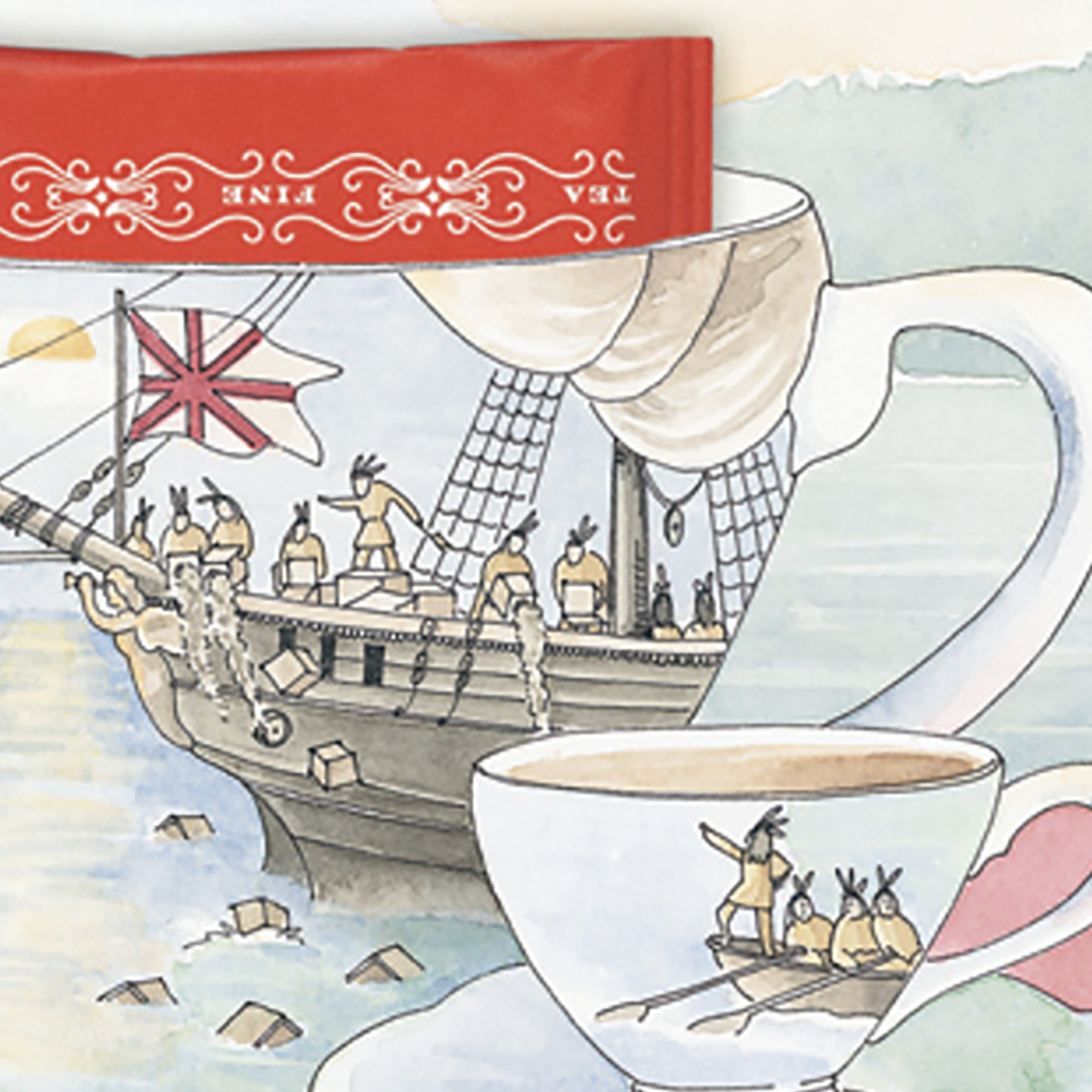 Boston Tea Party - KimberlyShawGraphics.com