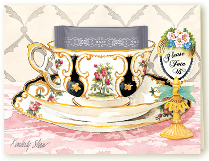 Royal Tea Party Invitation - KimberlyShawGraphics.com