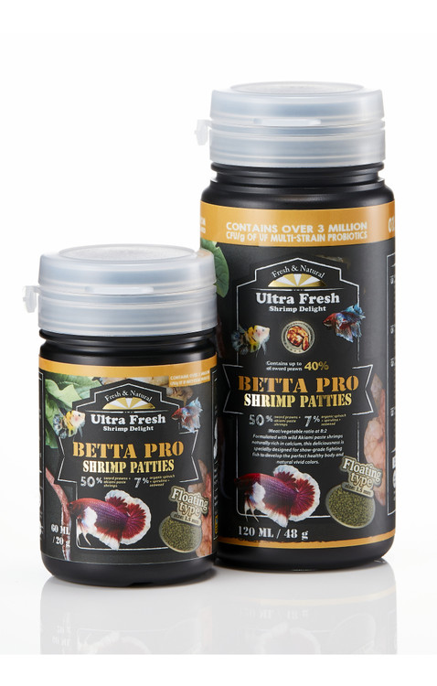 Ultra Fresh Betta Pro Pellets 120mL - Z-Aquatics
