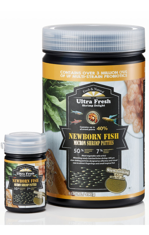 Ultra Fresh Newborn Fish Micron Shrimp 1150mL - Z-Aquatics