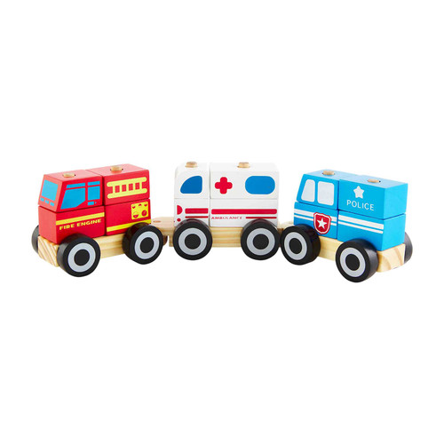 Emergency Vehicle Block Train - Confection Collection