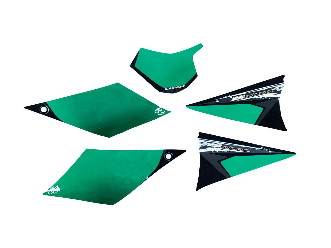 Buy Gas Gas EC Green Decal Kit, 2009 Genuine, NOS