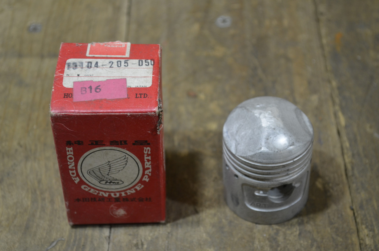 Honda CB92 Benly Piston, Genuine NOS available at Moto-Classic from 95