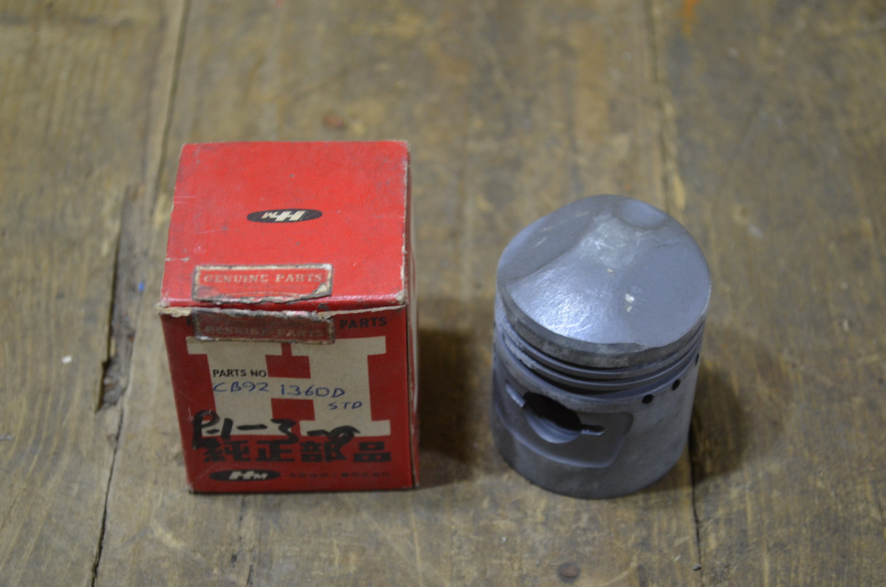 Honda CB92 Benly, Piston 0,25, Genuine NOS available at Moto-Classic ...