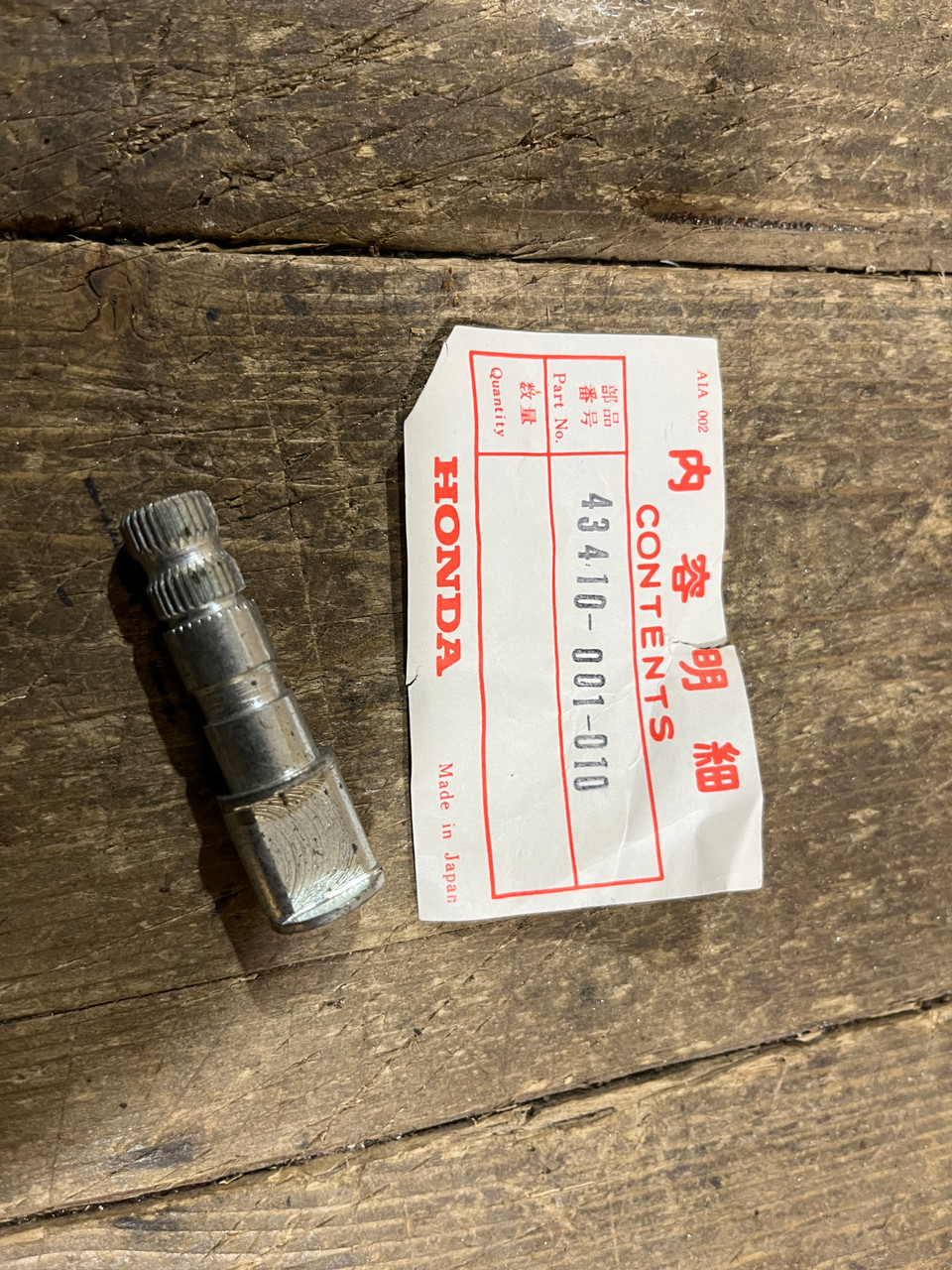 Buy Honda C100 C102 C110 C310A Front Brake Cam, Genuine, NOS 45131-001 ...