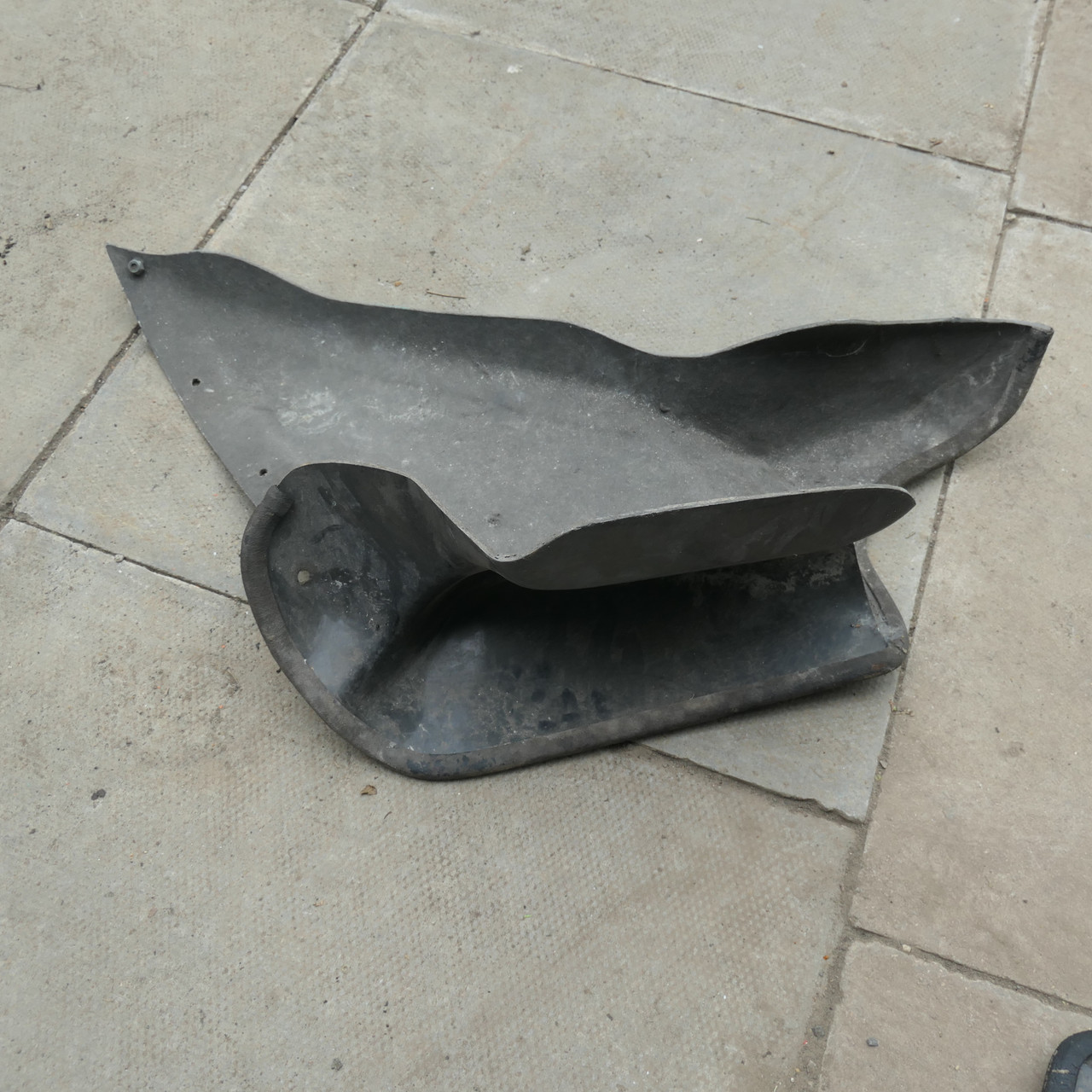 Black Leg Shields, Looks like Ariel Leader????? Pair.