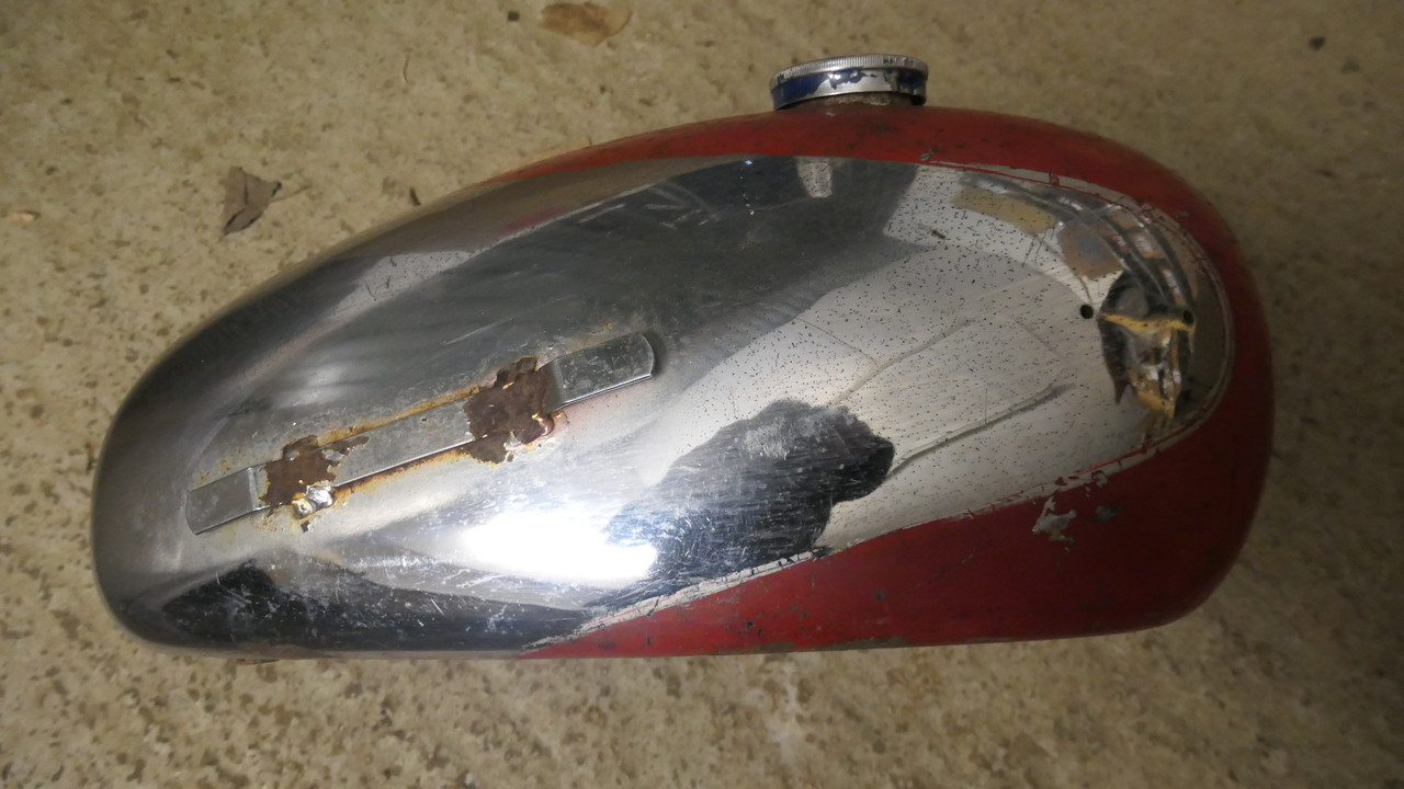 AJS Matchless 250 350 Lightweight Fuel Tank for restoration.