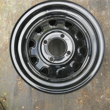 ITP 12" Inch Black Steel Wheel, NOS, 1225527014.