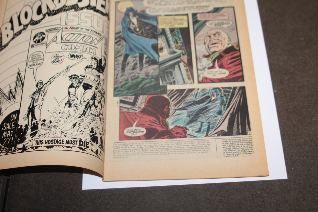 Phantom Stranger #14 - Swamp Thing Prototype Neal Adams Cover 1971 ...