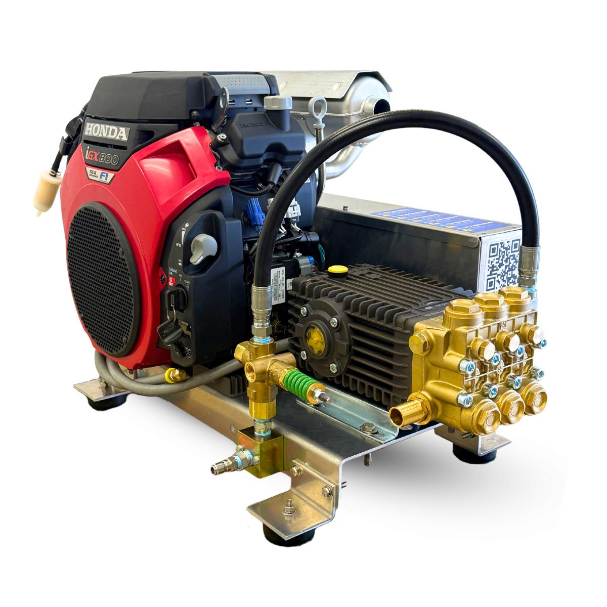 Stealth 10 GPM 3000 PSI Electric Start Pressure Washer Skid – Honda ...