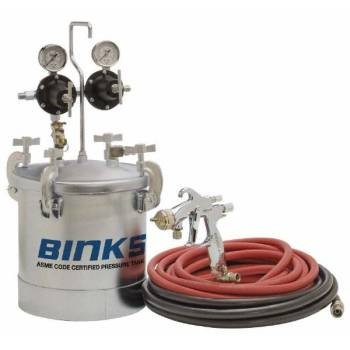 DeVilbiss 98-3163 FLG HVLP Air Spray Gun, Pressure Feed, 2.8 Gallon ...