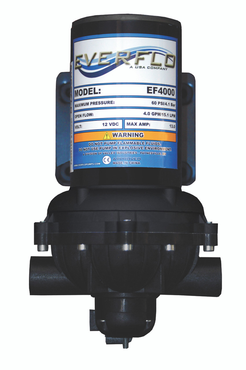 Everflo EF4000 Diaphragm Pump, 60 psi at 4.0 GPM - Spraywell