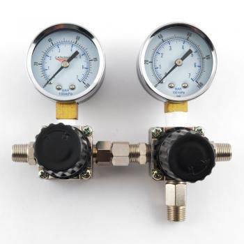CA Technologies 52-303 Dual Air Regulator & Gauge Assembly - Spraywell