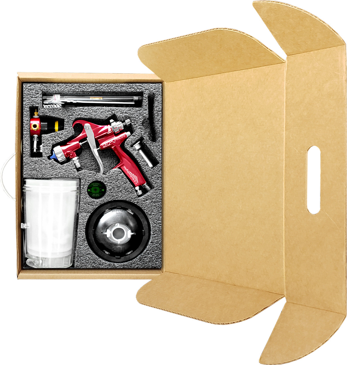 CA Technologies CAT-XPR-PPSR2 HVLP Pressure Feed Spray Gun with PPS Cup ...