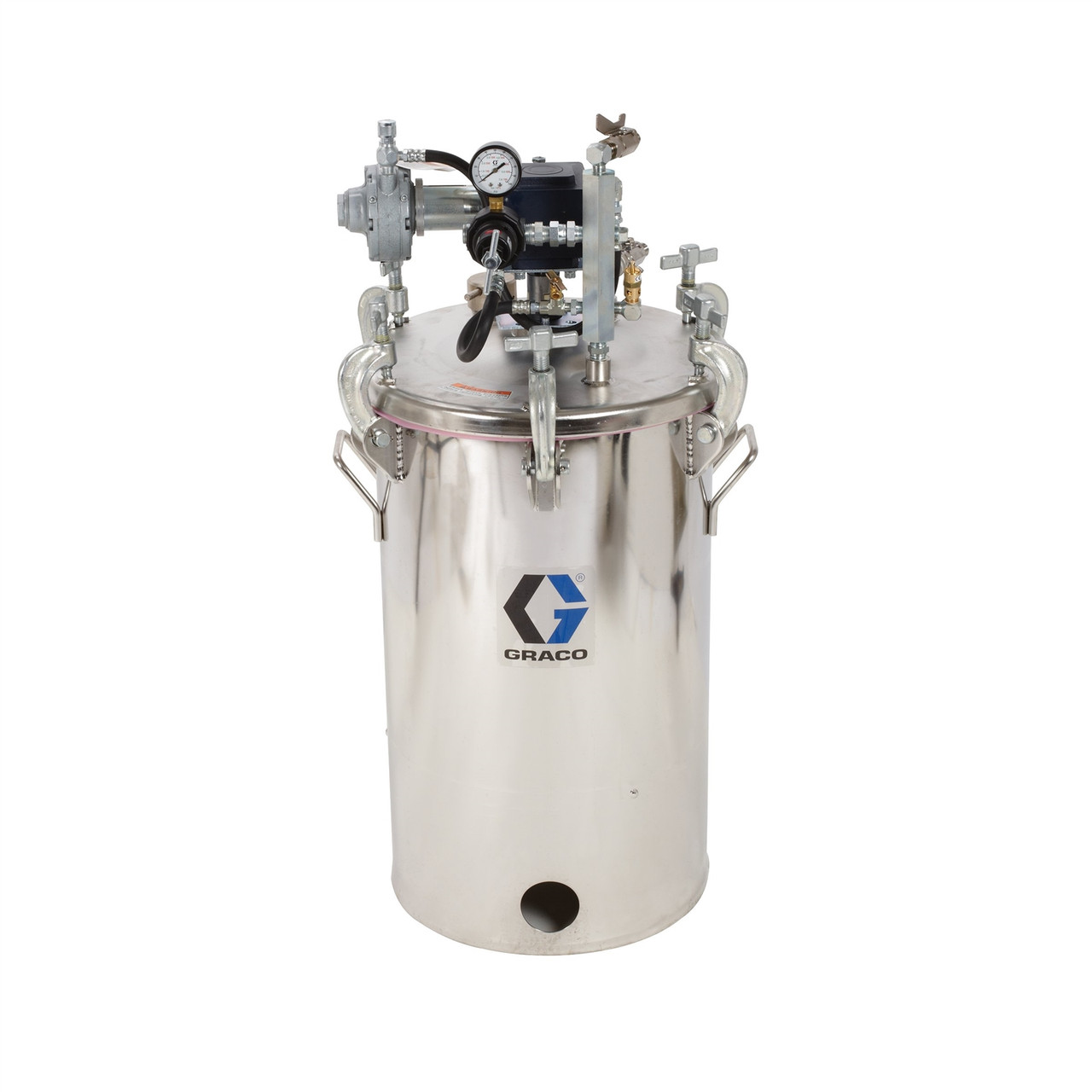 Graco 236153 10 Gallon High Pressure (HVLP) Pot with Agitator ...