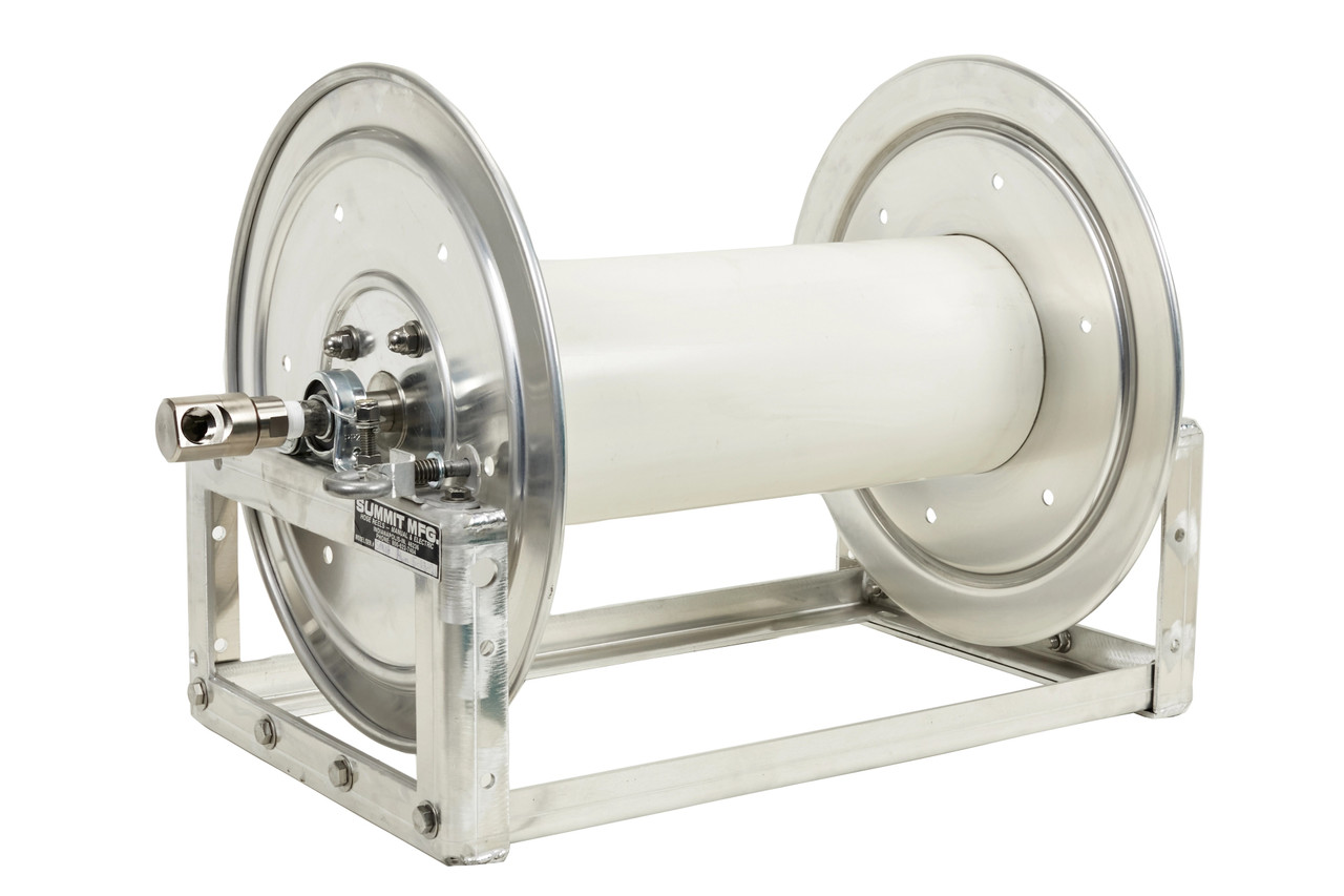 Summit 18 Inch Aluminum Full Frame Electric Hose Reel, 1/2" Inlet ...