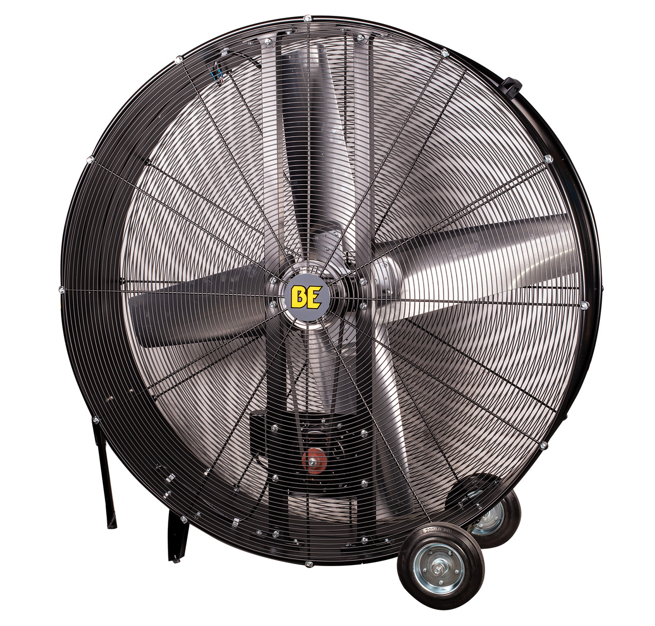 BE FD48B 48" Belt Driven, Industrial Fan With Wheel Mount - Spraywell