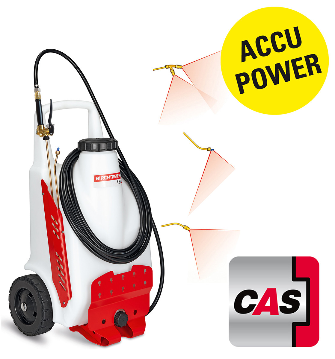 Birchmeier 12073201 A50 AC1 Two-Wheel Battery Operated Sprayer - Spraywell
