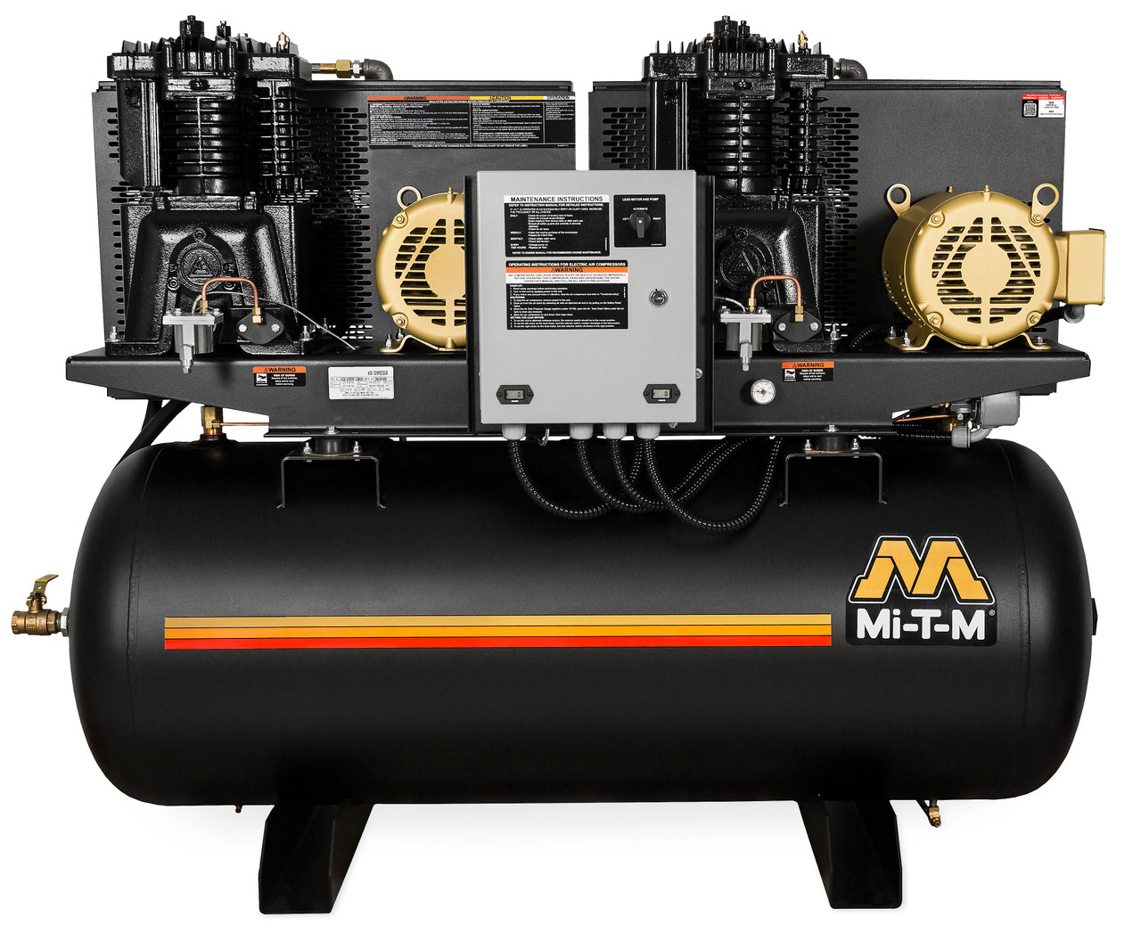 Mi-T-M ACD M Series 7.5 HP 120-Gallon Two Stage Electric Duplex ...