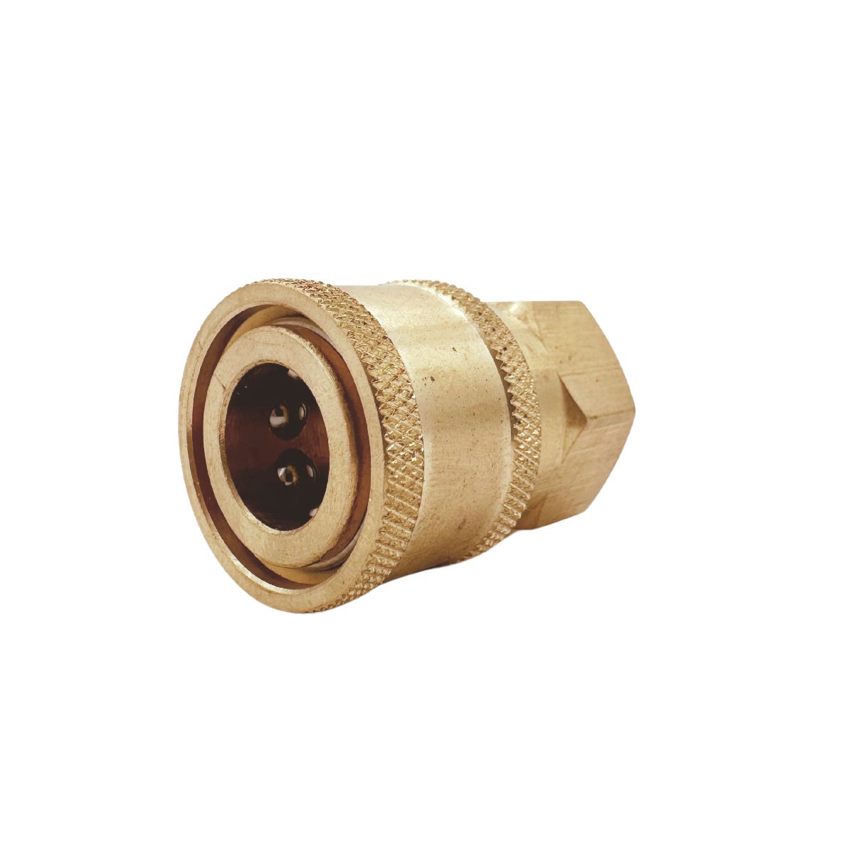 1/4" Brass Quick Connect Socket - Female, 5000 PSI, FNPT - Spraywell