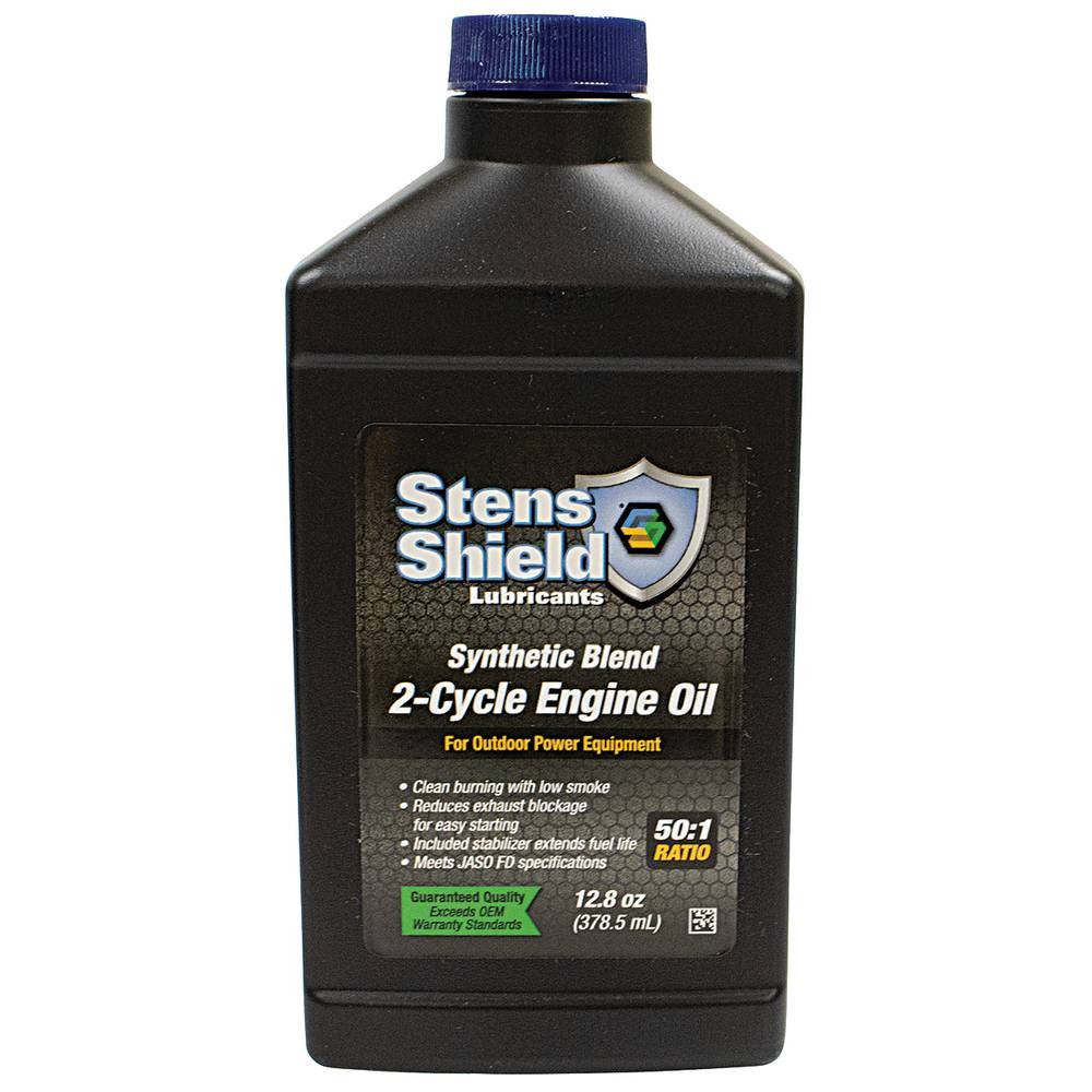 Stens Shield 770-126 2-Cycle Engine Oil, 50:1 Synthetic Blend, Twenty ...