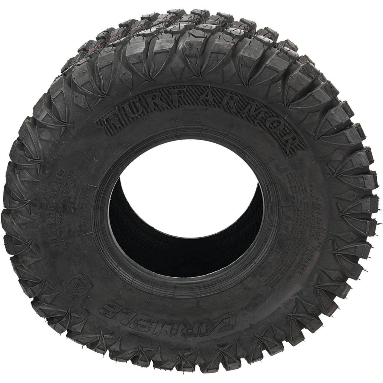 Carlisle 165-320 Tire, 20x8.00-8 Turf Armor 4 Ply - Spraywell
