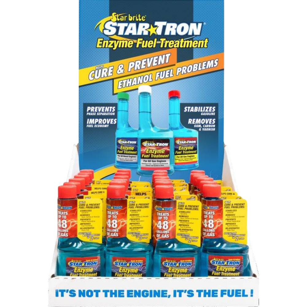 Star Tron 770-827 Counter Display Gas, Twenty-four 8 oz. Gas additive ...