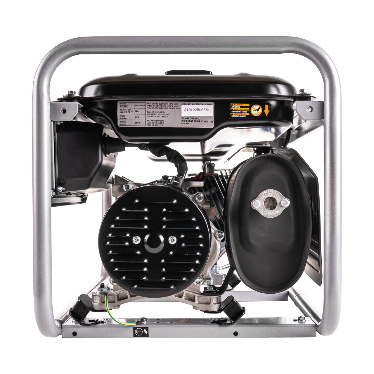 Simpson 70068 SPG3640 PowerShot 3600 Watt Portable Generator (49-State ...