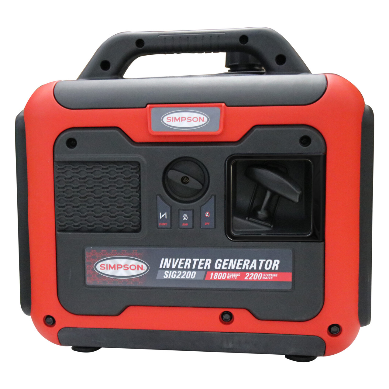 Simpson 70061 SIG2218 Portable 1800 Watt Electric Inverter Generator ...
