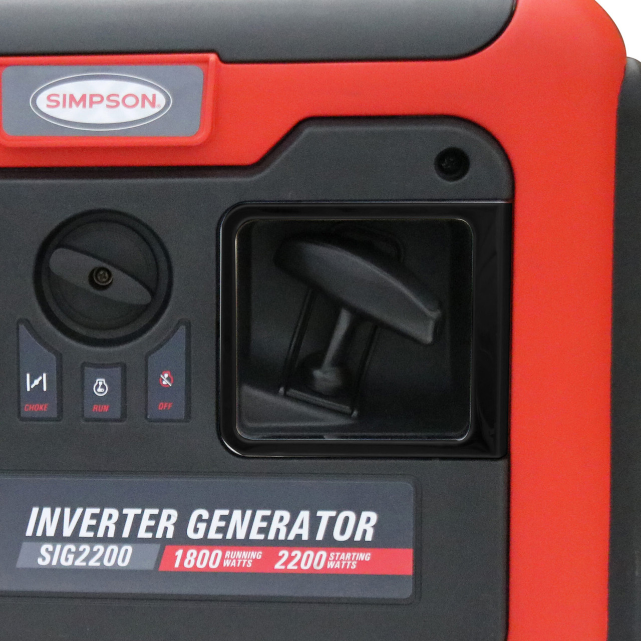 Simpson 70061 SIG2218 Portable 1800 Watt Electric Inverter Generator ...