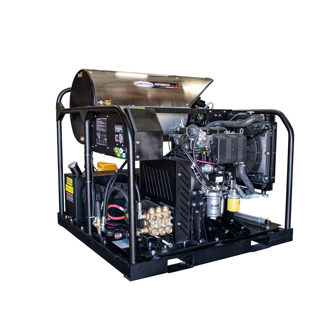 Simpson SD65122 Super Brute Diesel 4000 PSI 6.0 GPM (Diesel - Hot Water ...